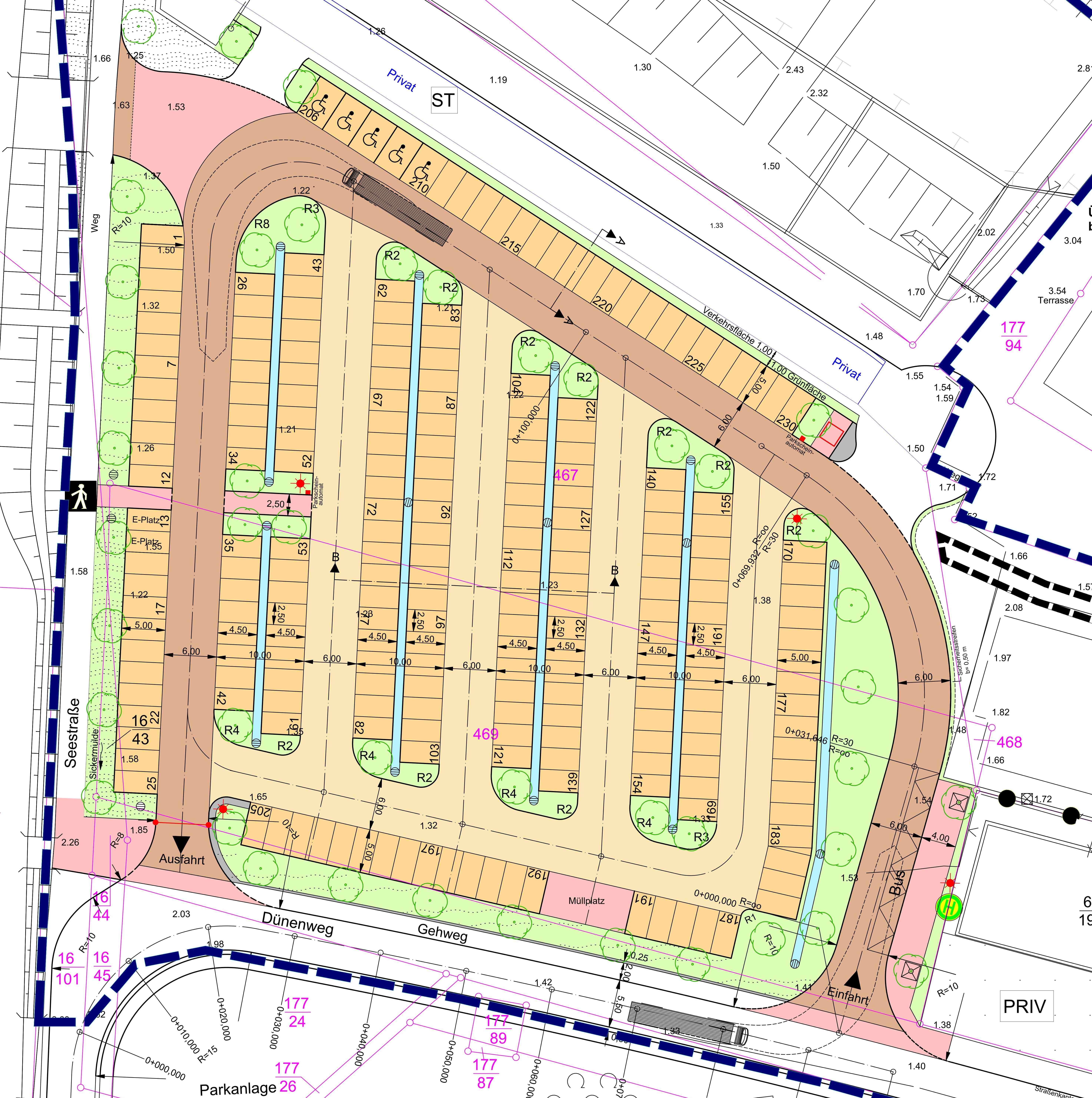 Parkplatz und B-Plan | WGH